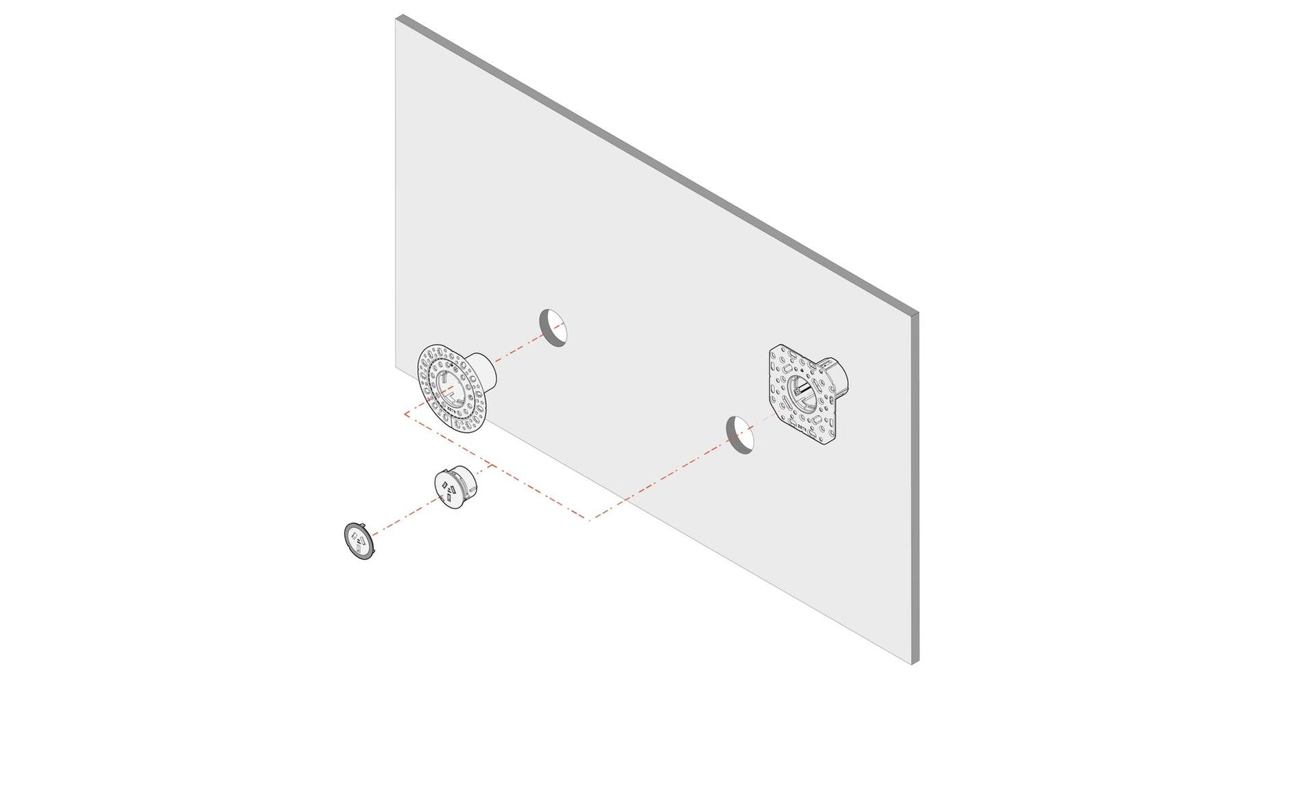 ZETR 48 Round Single Outlet White | Auto Switched — Powerpoints and ...