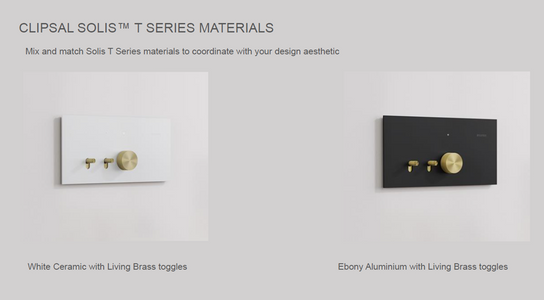 Clipsal Solis T Toggle Switch Living Brass | Clipsal Solis T Switches ...