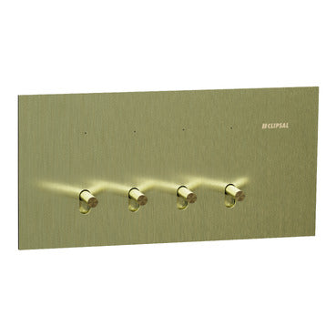Clipsal Solis T Toggle Switch Brushed Brass | Clipsal Solis T Switches ...