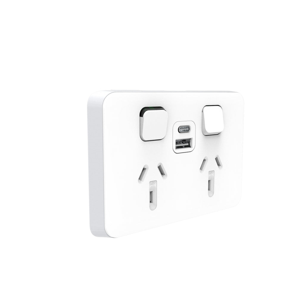 USB-C & USB-A Powerpoints | Fast Charging Outlets — Powerpoints and ...
