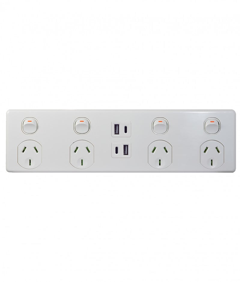 USB Powerpoints | USB Outlets | Type A & C Powerpoint | USB GPO — Powerpoints and Switches