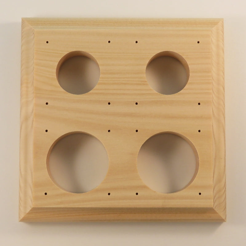 Classic Series Bungalow Square Mounting Block For 4 Switches ...