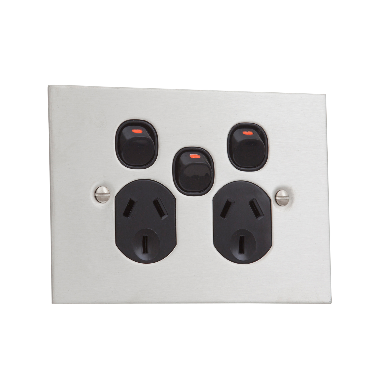 Clipsal BSL Flat Stainless Steel Range | Clipsal Flat Metal Switches ...