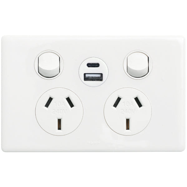 USB Powerpoints | USB Outlets | Type A & C Powerpoint | USB GPO ...