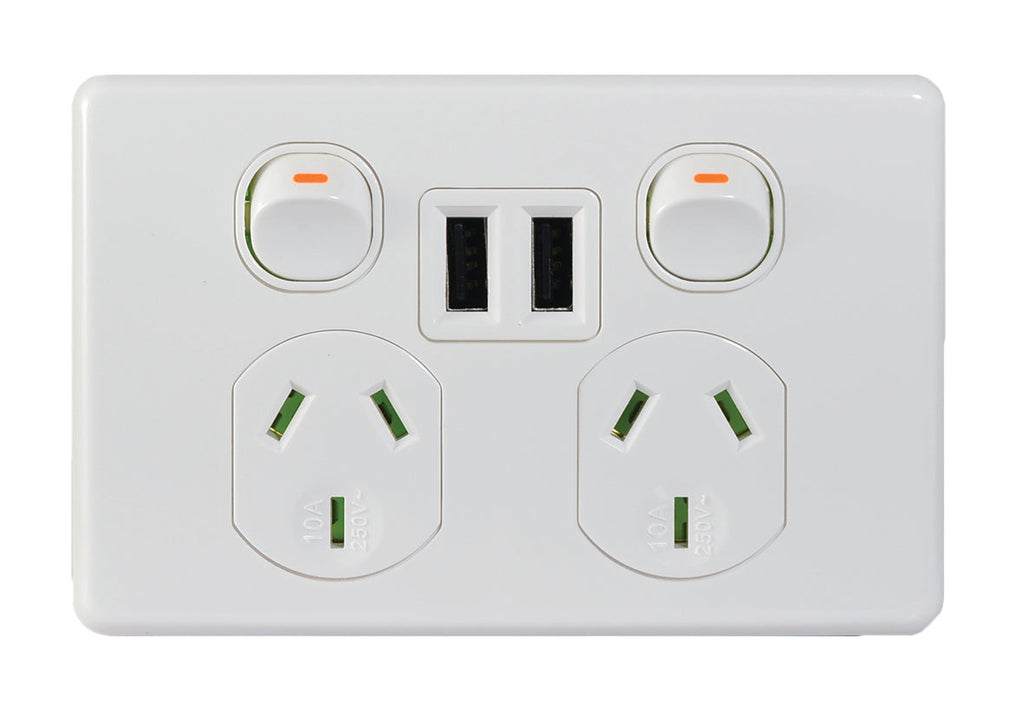 USB Powerpoints | USB Outlets | Type A & C Powerpoint | USB GPO ...