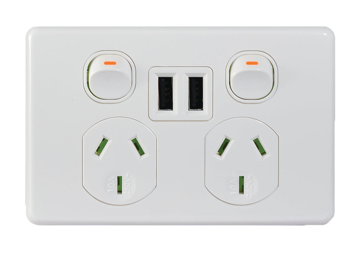 USB Powerpoints | USB Outlets | Type A & C Powerpoint | USB GPO ...