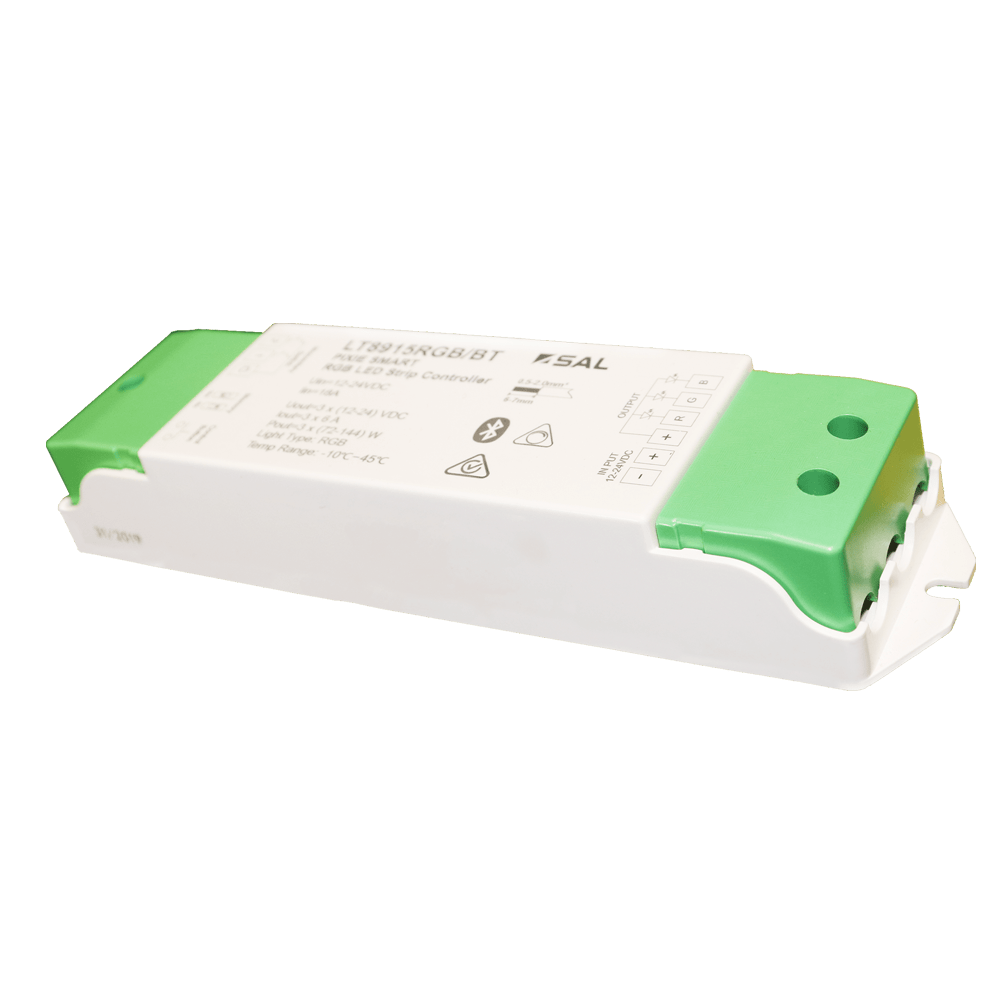 PIXIE RGB LED Strip Dimmer | PIXIE RGB Strip Controller LT8915RGB/BT — Powerpoints and Switches
